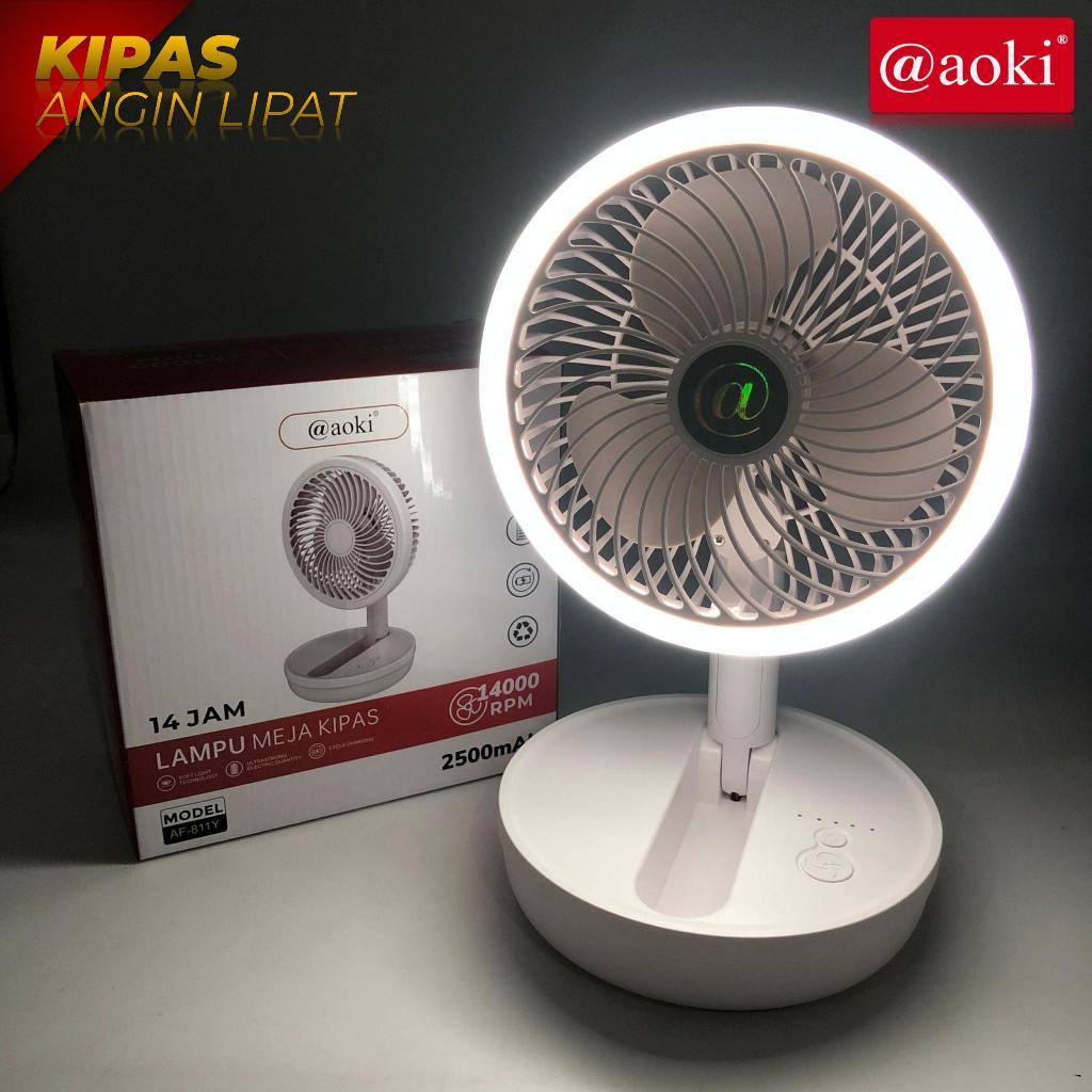 Jual Kipas Angin Darurat Emergency AOKI AF-811Y+ Lampu 7 inch | Shopee Indonesia