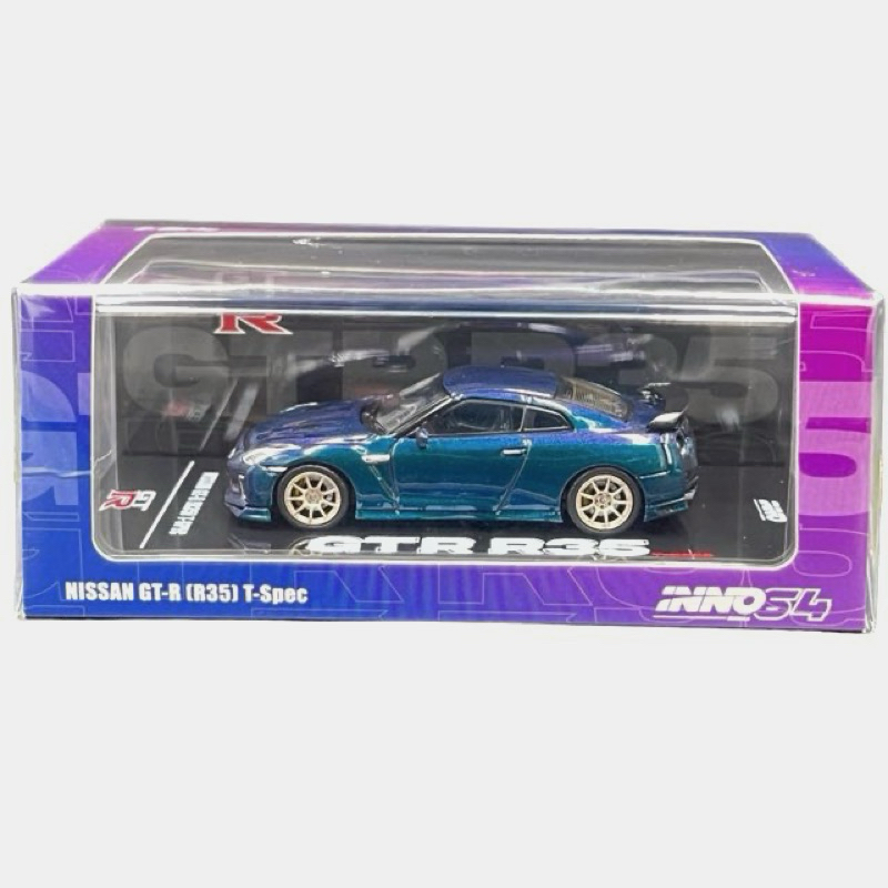 Jual Inno 64 Nissan Skyline GTR R35 T-Spec Midnight Purple | Shopee ...