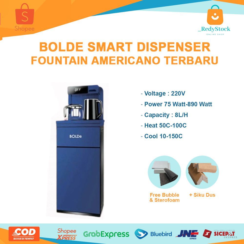Jual DISPENSER BOLDE GALON BAWAH SMART FOUNTAIN AMERICANO Hot & cool ...