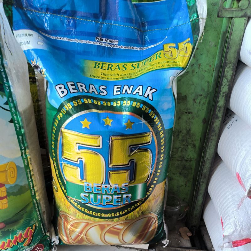 Jual Beras 55 hijau 25 Kg (Khusus Instant) | Shopee Indonesia