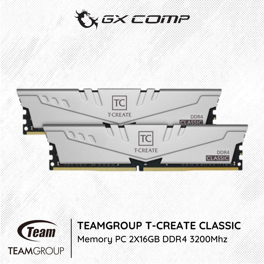 Jual Team T-CREATE CLASSIC DDR4 16GB x 2 3200Mhz | Teamgroup Memory Ram ...