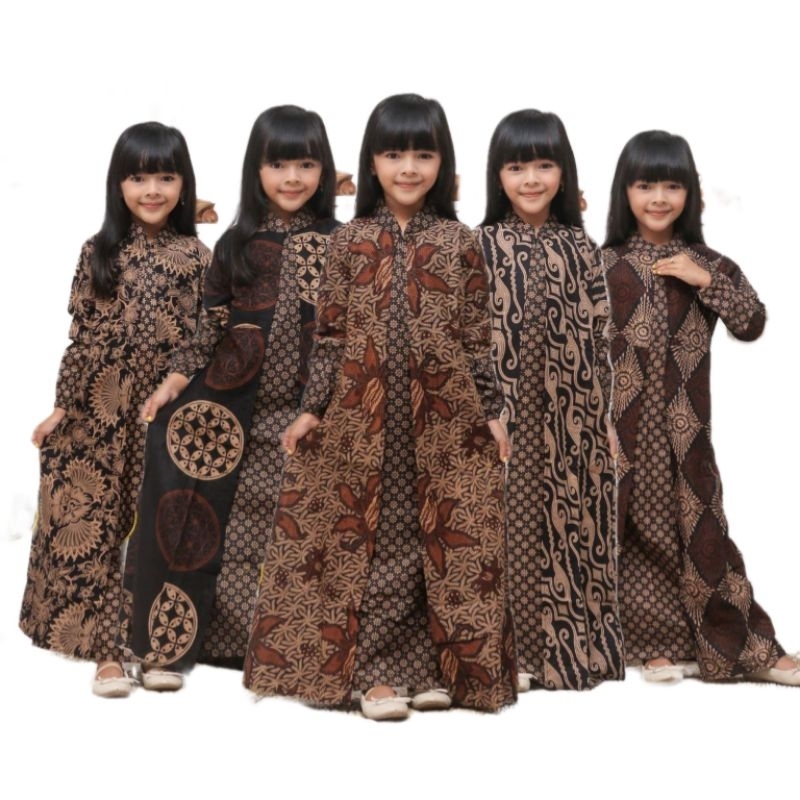 Jual GAMIS BATIK ANAK PEREMPUAN TERMURAH UNTUK 2 -12 TAHUN GAMIS ANAK ...