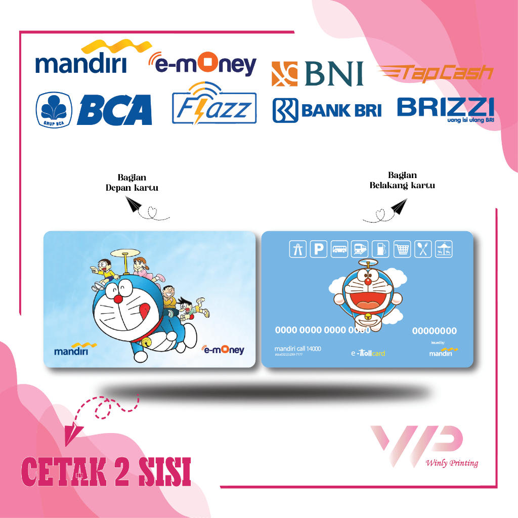 Jual KARTU EMONEY KARTUN ANIME DORAEMON & FRIENDS KARTUN MOVIE E MONEY ...