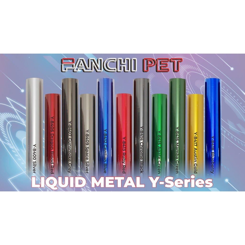 Jual 50cm Sticker FANCHI Y Liquid Metal PET SERIES lebar 50cm per ...