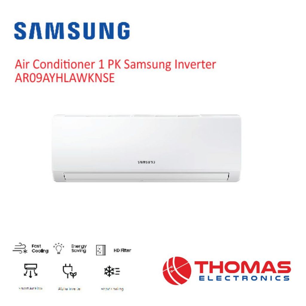 Jual Air Conditioner AC Inverter Samsung 1 PK AR09AYHLAWKNSE AR 09 AYH ...