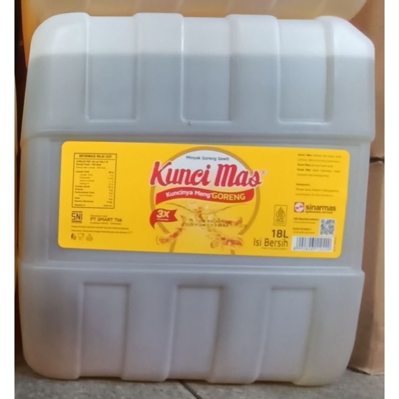 Jual Minyak Goreng Jerigen Kunci Mas 18 Liter | Shopee Indonesia