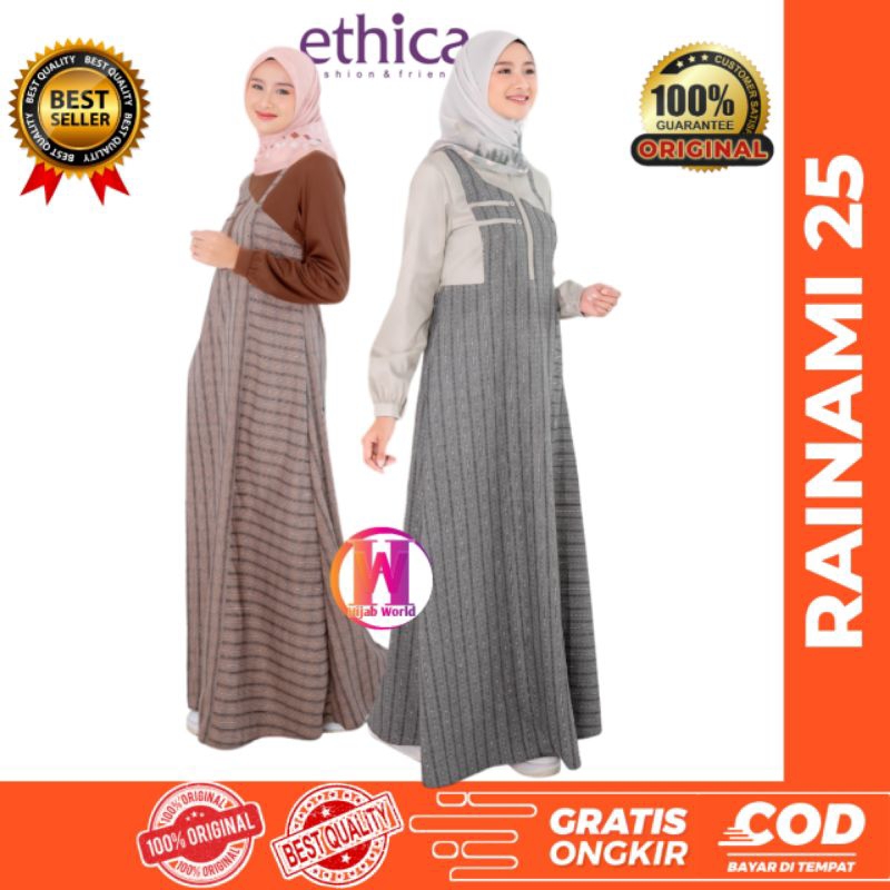 Jual ETHICA Gamis Rainami 25 ETHICA Original / Baju Gamis Terbaru 2024 ...