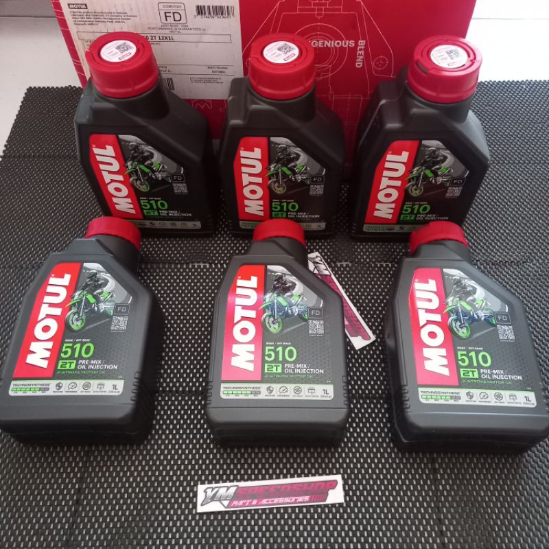 Jual OLI SAMPING MOTUL 510 2TAK ORIGINAL ISI 1LITER | Shopee Indonesia
