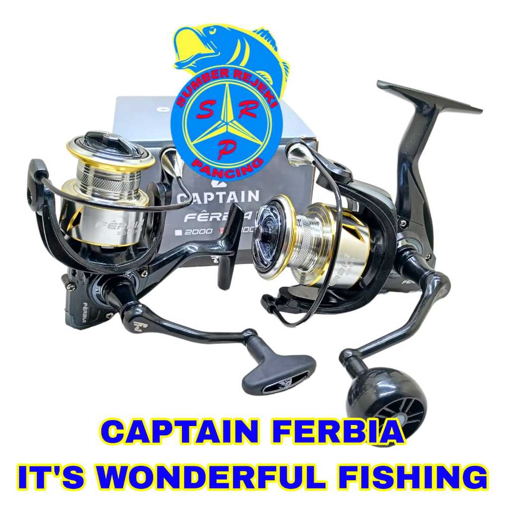 Jual Reel Captain Ferbia Xshaft Power Handle | Shopee Indonesia