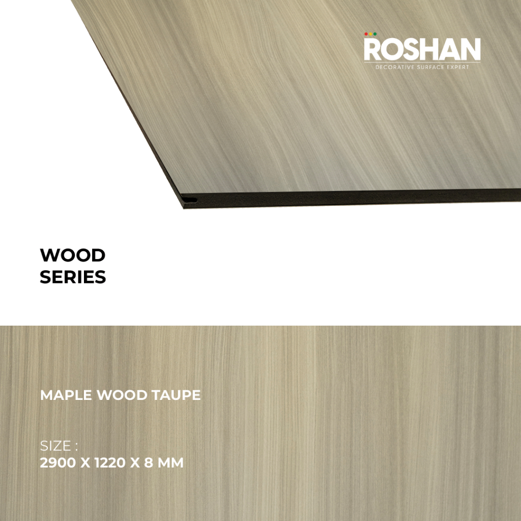 Jual WALL PANEL WPC ROSHAN 2.90 M x 1.22 M - MAPLE WOOD TAUPE | Shopee ...