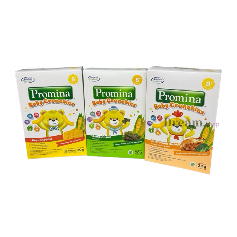 Jual Promina Baby Crunchies Snack Cemilan Bayi Keju Rumput Laut Ayam ...