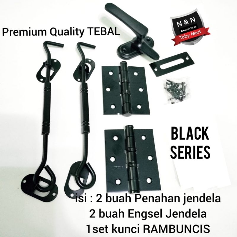 Jual Kunci RAMBUCIS Paket Pasang Jendela - Engsel jendela - Hak angin ...
