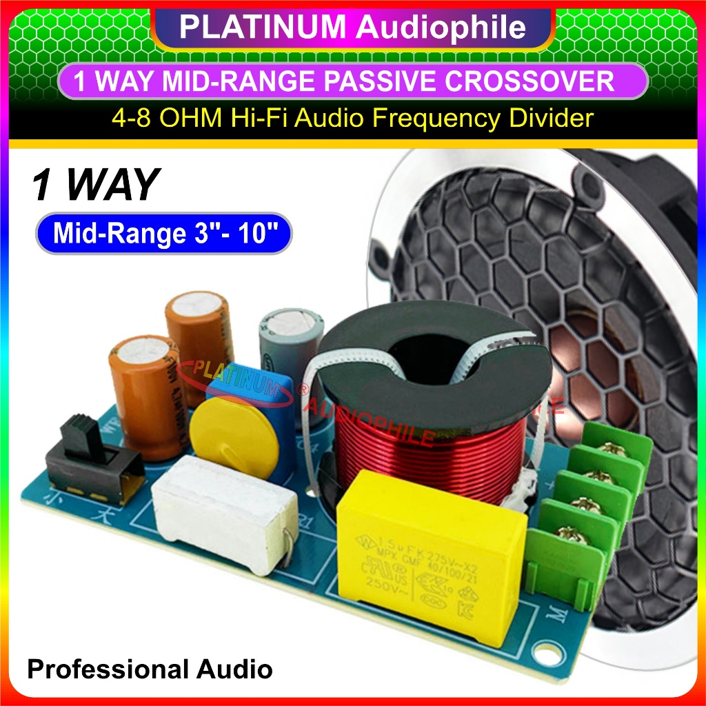Jual Crossover Pasif 1 Way Midrange Midle Vocal Passive Speaker Crosover WEAH-M124 | Shopee ...