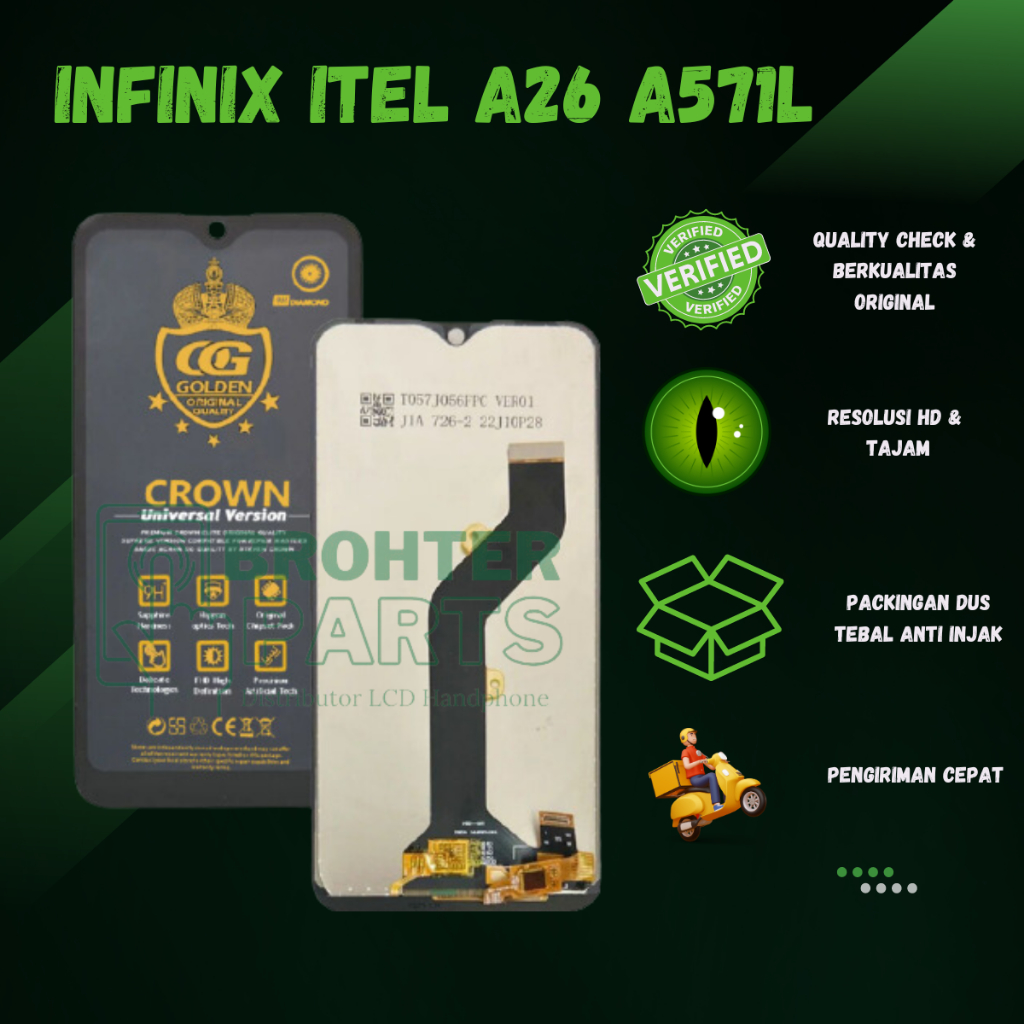 Jual LCD INFINIX ITEL A26 A571L TOUCHSCREEN FULLSET COMPLETE | Shopee ...
