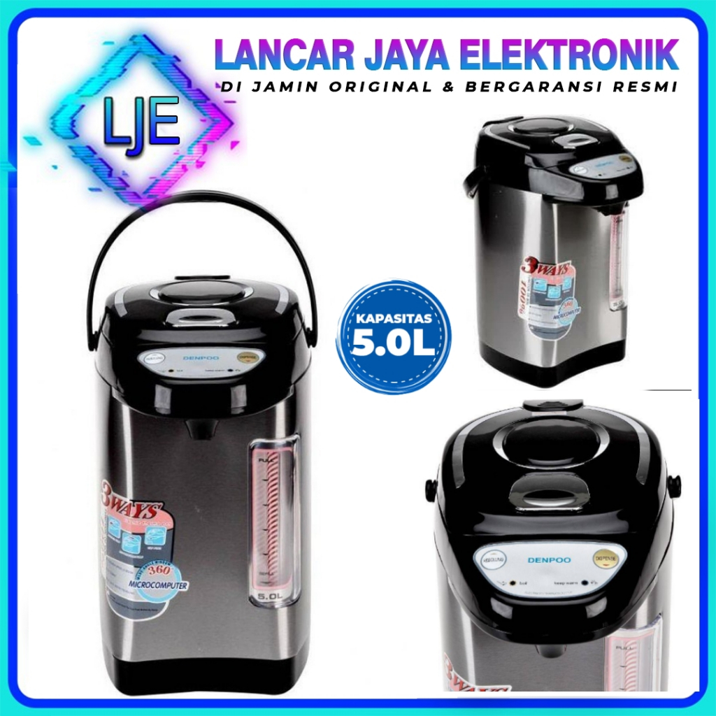 Jual Electro Pot / Termos Listrik [5 Liter] Denpoo DEP-858VT | Shopee ...