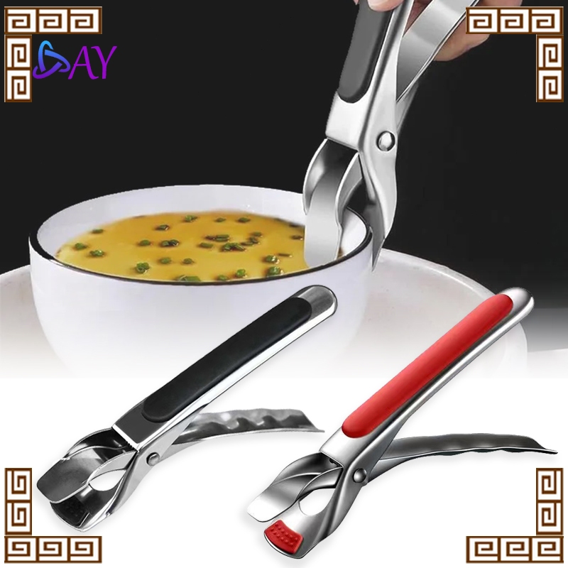 Jual Penjepit Mangkok Panas Penjepit Piring Bahan Karet Stainless Steel ...