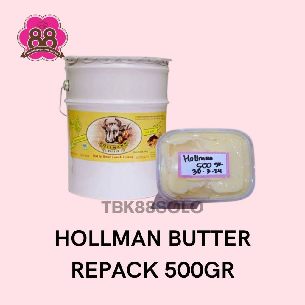 Jual HOLLMAN BUTTER REPACK 500GR | Shopee Indonesia