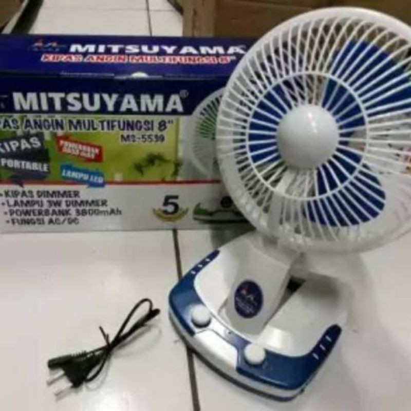 Jual Kipas Angin Emergency Mitsuyama MS5539 8inch Multifungsi AC DC ...