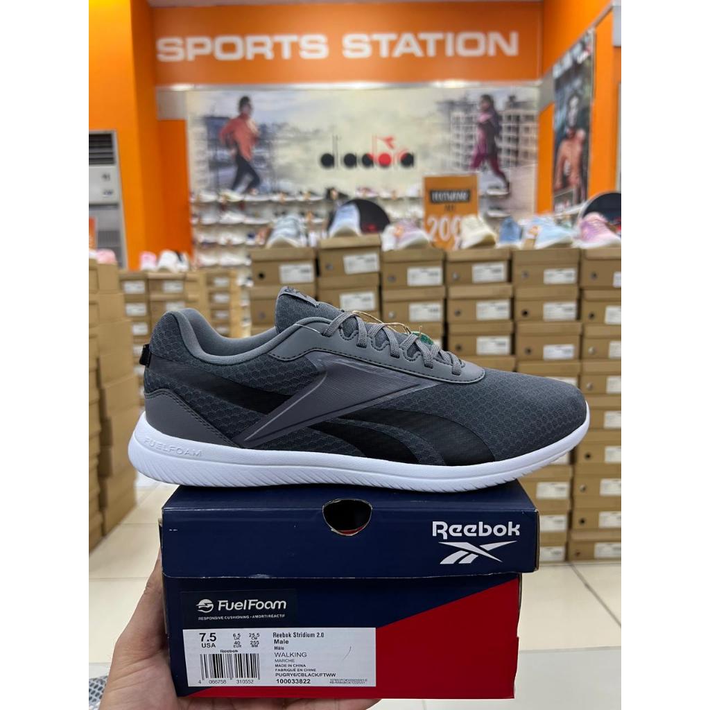 Jual Reebok Stridium 2.0 Walking Purgray/Black 100033822 Men Shoes ...