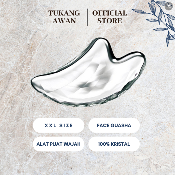 Jual AWAN TUKANG Guasha face massager pijat Guasha ukuran besar muka ...