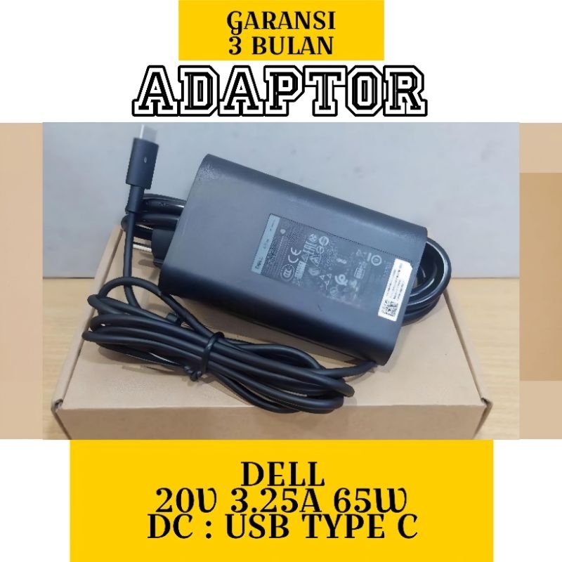 Jual Adaptor Charger Dell Latitude 3420 Series 65W USB Type C Ori ...