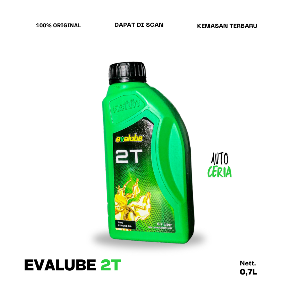 Jual Oli Evalube 2T Oli Samping 700 ML Oli Motor Original | Shopee ...