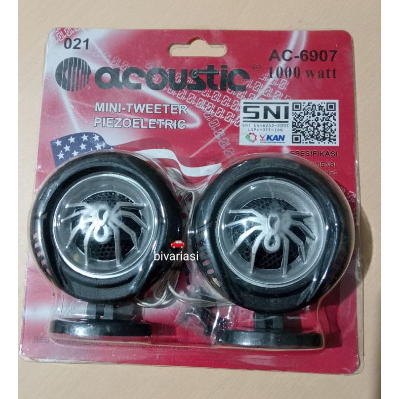 Jual Twitter mobil acoustic laba-laba 021 1000 watt / Mini Twiter mobil ...