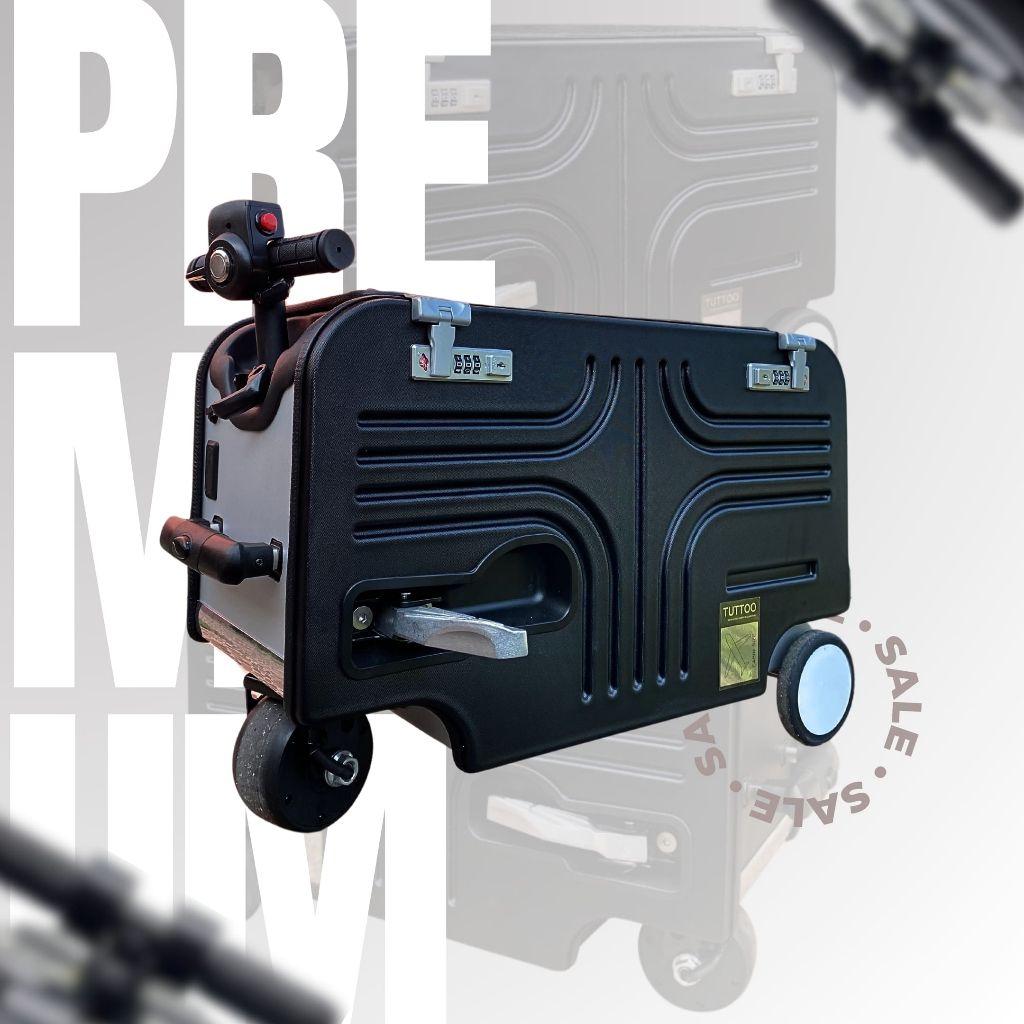 Jual Tuttoo Koper Listrik Skuter TO02 Bisa Jalan Kabin Size 20 inci TSA ...