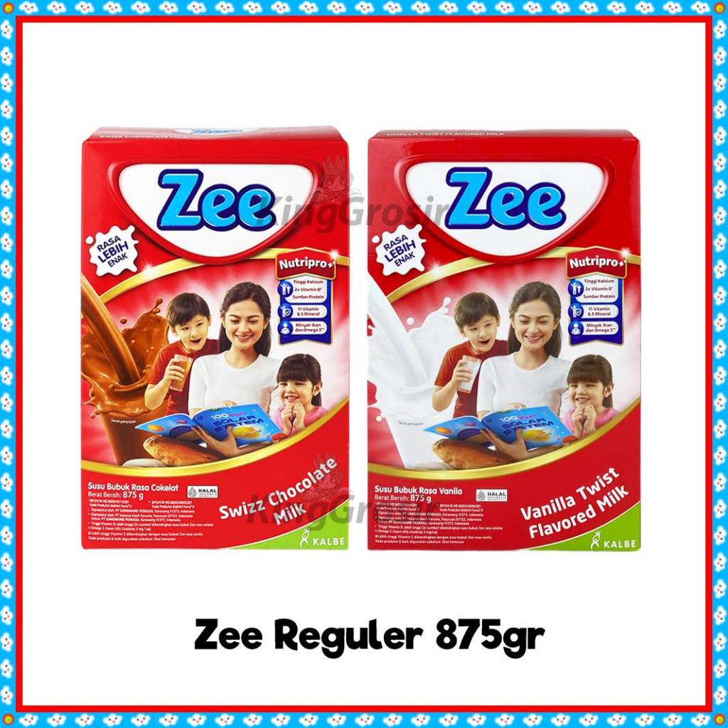 Jual Susu Zee Reguler Susu Bubuk 875gr Susu Pertumbuhan Anak | Shopee ...