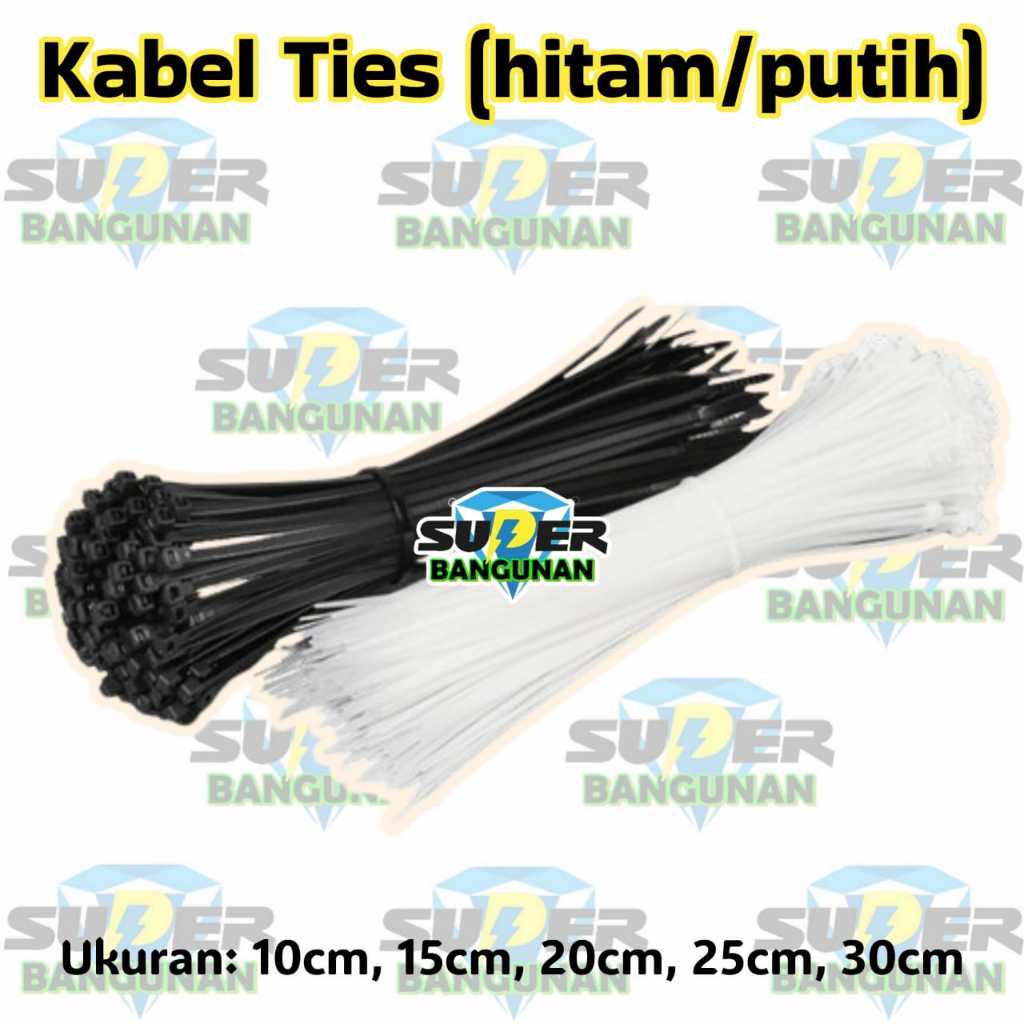 Jual Kabel Ties Kabelties Cable Tie tebal / Label pengikat segel tis ...