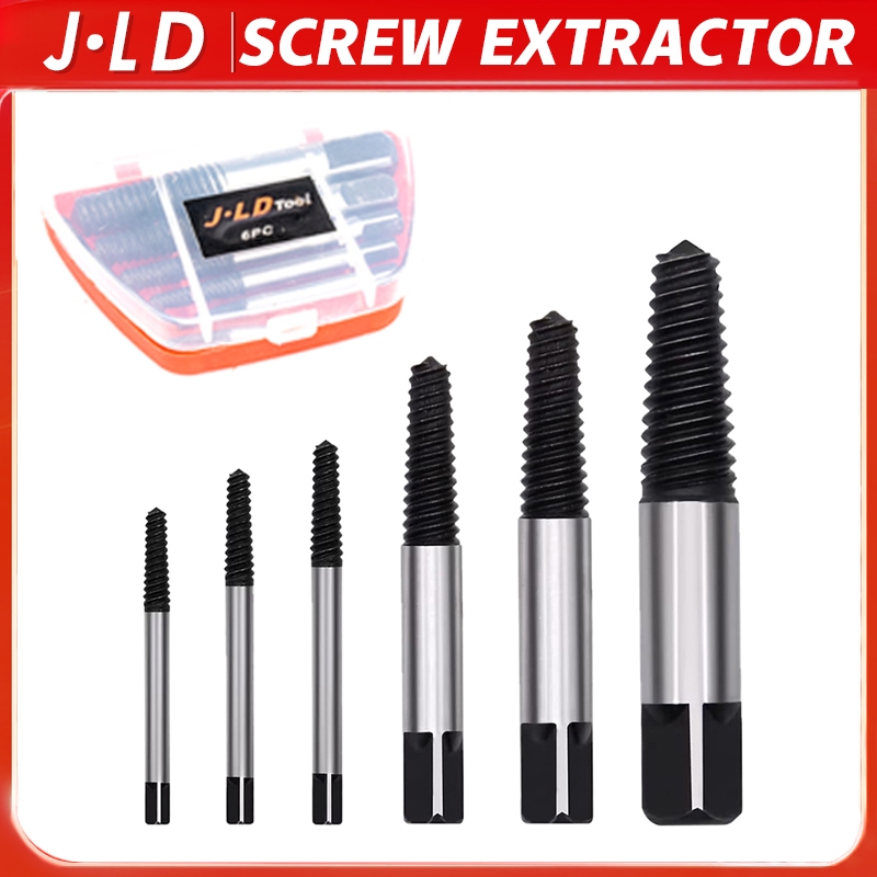 Jual JLD ALAT Screw Extractor Set 5-6Pcs Mata obeng Alat Pembuka Baut ...