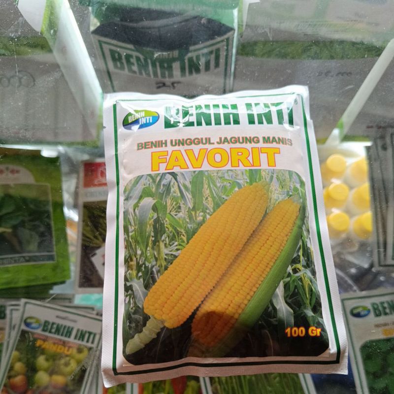 Jual Benih jagung manis favorit benih inti 100 gram | Shopee Indonesia