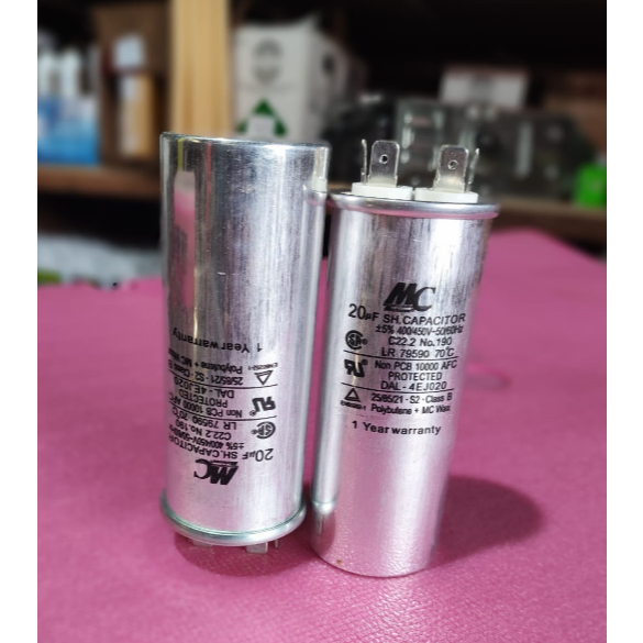 Jual Capasitor / Kapasitor MC ORI 20uF / 450V | Shopee Indonesia