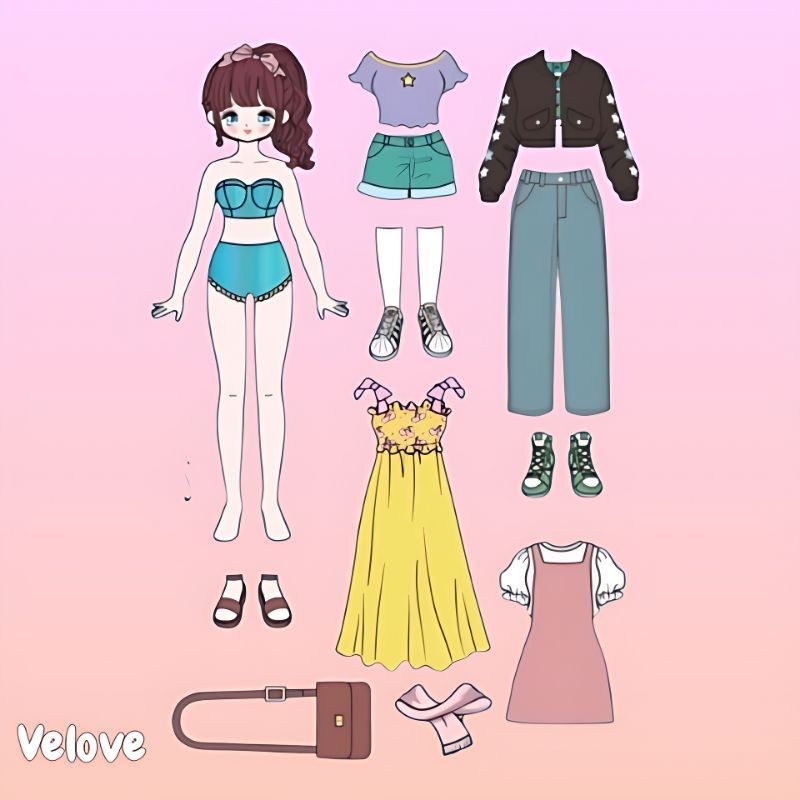 Jual BONEKA KERTAS VIRAL PAPER DOLL BP BONGKAR PASANG | Shopee Indonesia