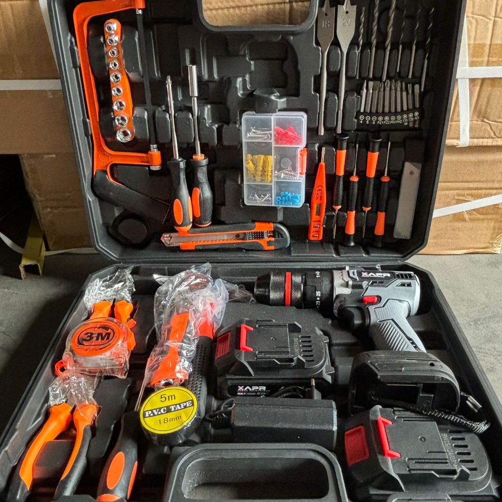 Jual APR raja bor cordless type AP17 48v brushless mesin bor baterai ...