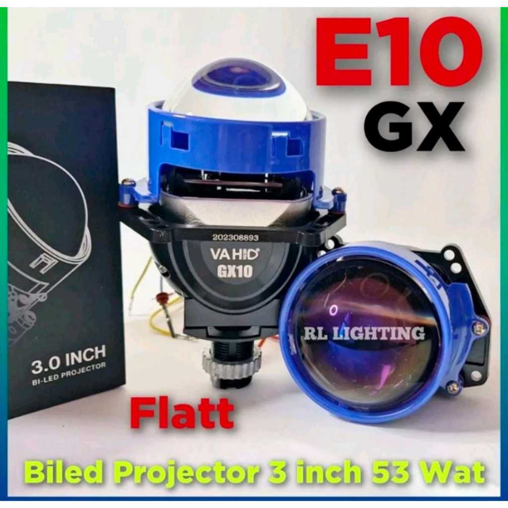 Jual Lampu Billed GX10 VAHID PROJECTOR BILED DUAL CORE PRO LENS 53 WATT | Shopee Indonesia