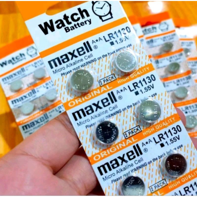 Jual BATERAI KOIN MAXELL LR1130/KALKULATOR/REMOTE MOTOR | Shopee Indonesia