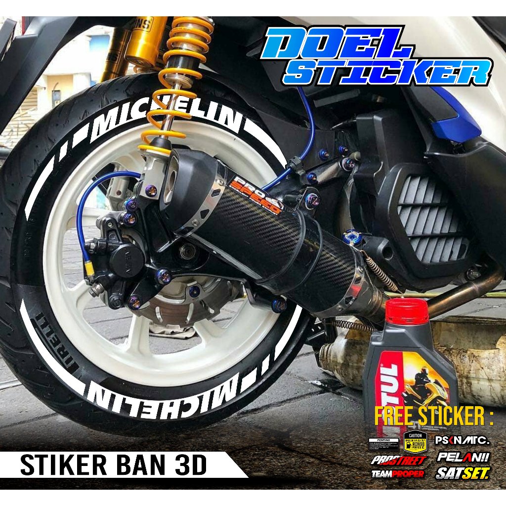 Jual Sticker Ban / Font Ban / Tire Bomb / 3D stiker ban Why Michelin ...