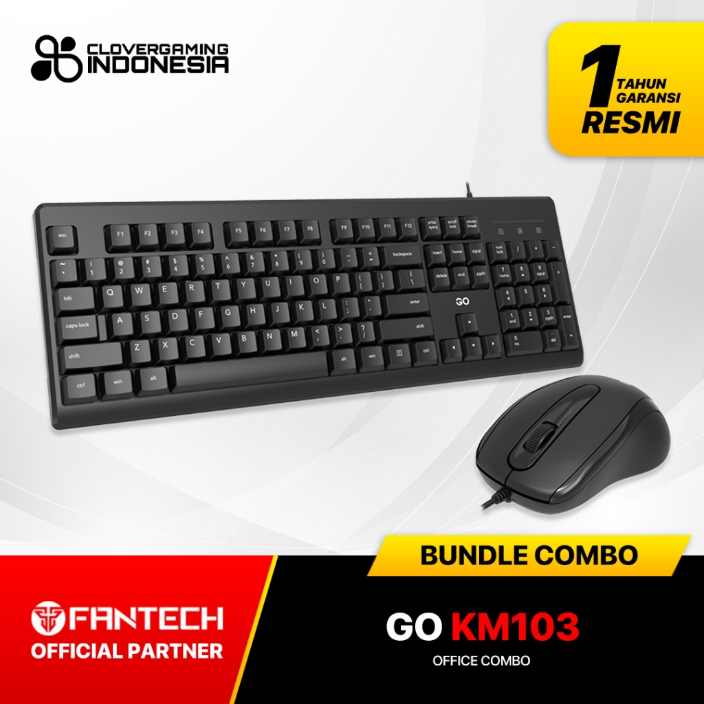 Jual Fantech KM103 / KM-103 Keyboard Mouse Set Office Combo Bundling KM 103 | Shopee Indonesia