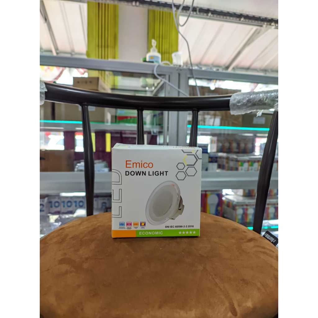 Jual Emico Lampu Downlight LED 6 Watt 3 Warna SNI Panel Light ...