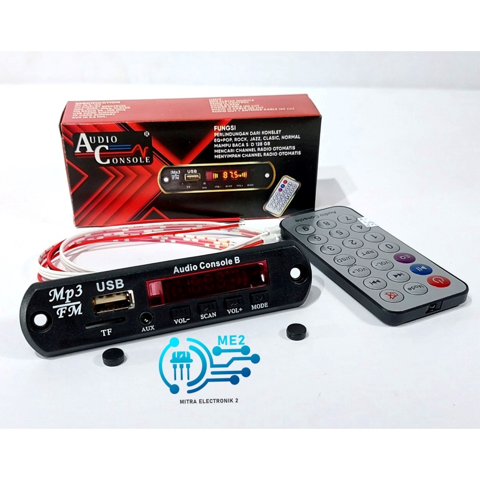 Jual KODE V1K6 Kit Modul Amplifier MP3 Player Bluetooth Modul Speaker ...
