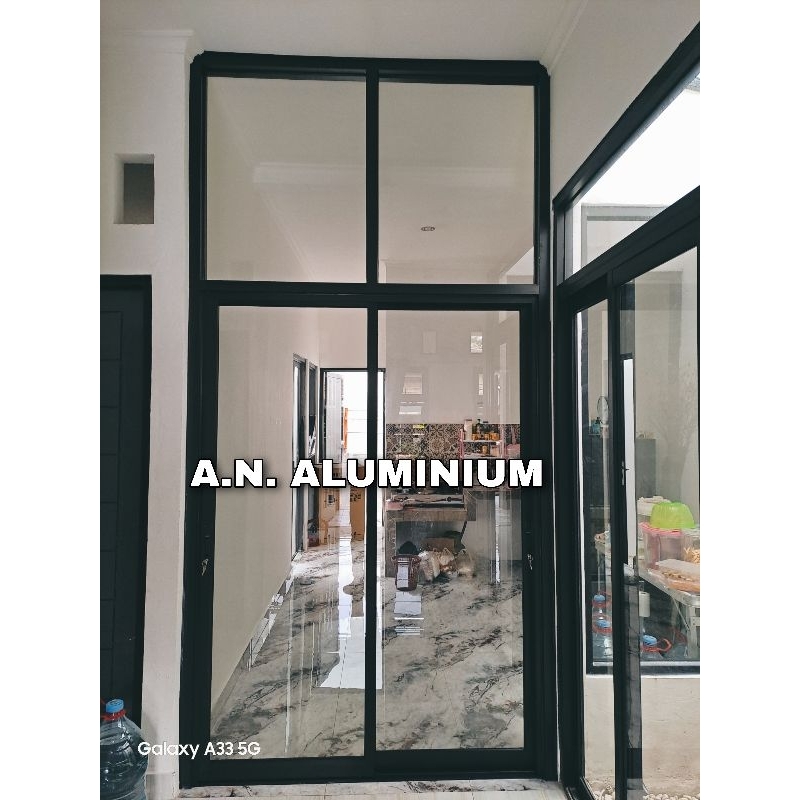 Jual PARTISI PENYEKAT RUANGAN SLIDING DOOR 2 PINTU | Shopee Indonesia