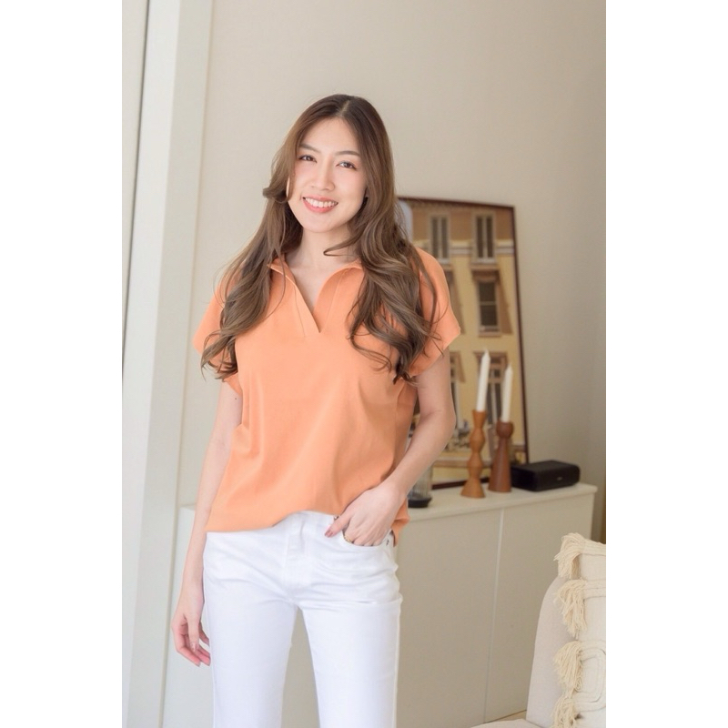 Jual ATASAN MY TOP G252 MODEL LEHER V-NECK IMPORT BANGKOK (MYTG252) | Shopee Indonesia