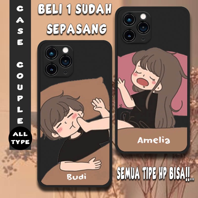 Jual [CC-13] Custom Case Hp COUPLE NAMA BEBAS [ BELI 1 SUDAH DAPAT 2 ...