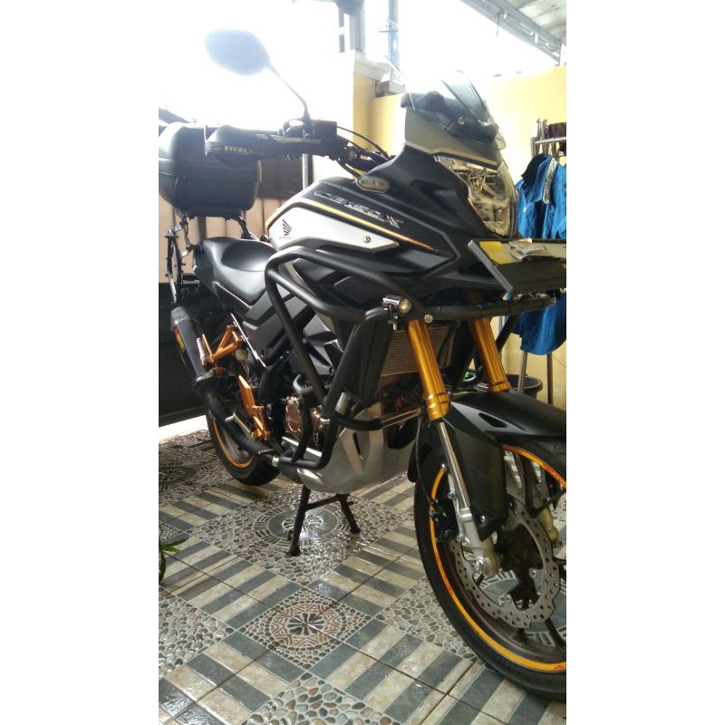 Jual TUBULAR CB150X/ CRASHBAR CB150X/ PELINDUNG BODY CB150X | Shopee ...