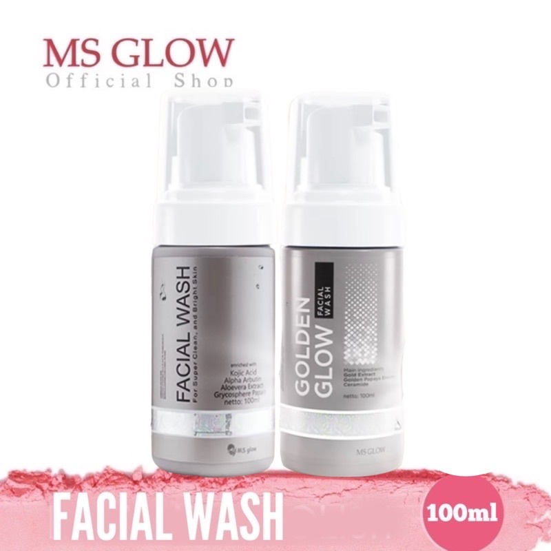 Jual Ms Glow Facial Wash | Sabun Wajah Ms Glow | Facial Wash Golden Ms ...