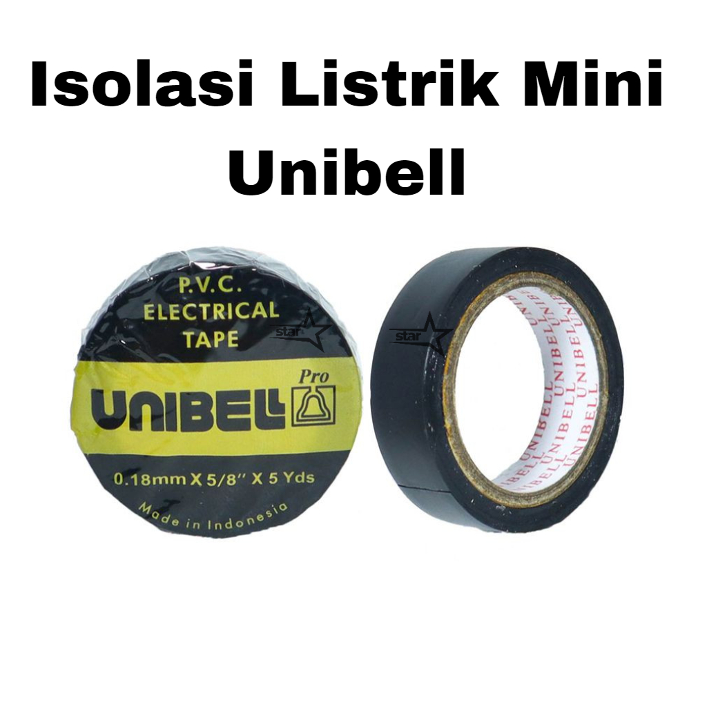 Jual isolasi Listrik Mini Unibell / Isolasi Kabel Listrik / Lem Perekat ...