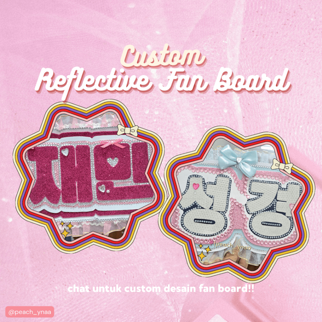 Jual (PO) CUSTOM REFLECTIVE FAN BOARD | BACA DESKRIPSI DULU | Shopee ...