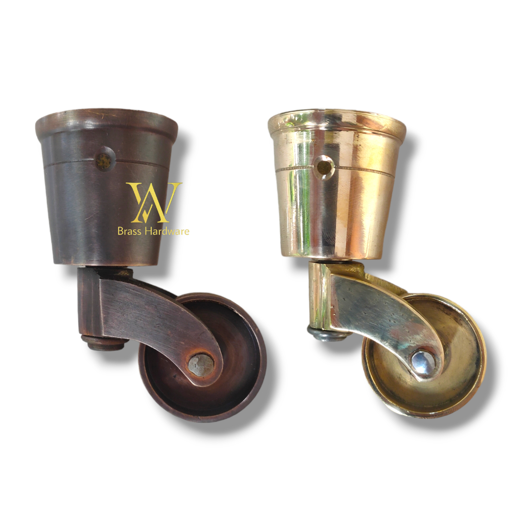 Jual Kaki Roda Troly Meja Kursi Kuningan Antik Tanggung 1 Pcs | Shopee ...