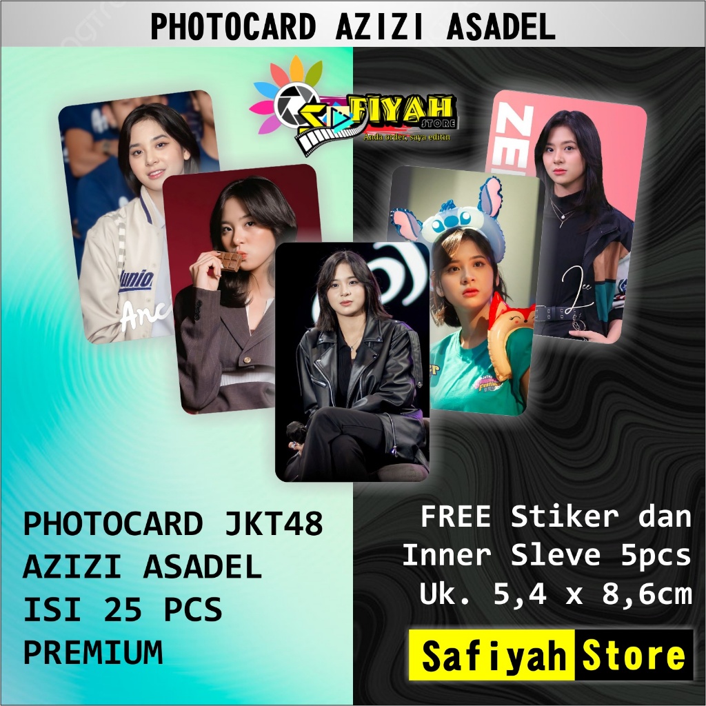 Jual PHOTOCARD ZEE JKT48/AZIZI ASADEL ISI 25 Pcs Murah | Chek out sekaran besok dikirim | Shopee ...